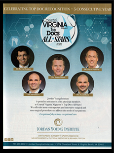 Awards | Dr Kevin Bonner | Shoulder Surgery Virginia Beach, VA